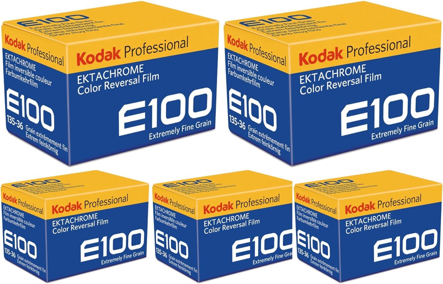 Mua 5 Pack of Kodak Professional Ektachrome E100 Color Film (35mm, 36 ...