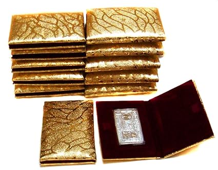 Buy Golden 20gram Silver Coin Box 12pc-Only Cover Box Online at Low ...