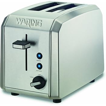 Amazon.com: Waring WT200 Professional 2-Slice Toaster, Brushed ...