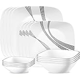 Amazon.com: Corelle Cherish 16pc, Service for 4, Dinnerware Set, 8 ...