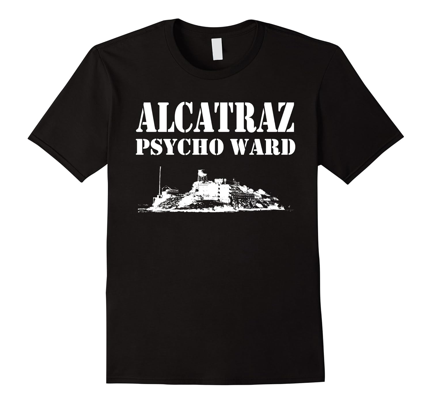 Alcatraz Psycho Ward Jail Prison Uniform Funny T-Shirt-Art – Artvinatee