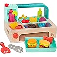 Amazon.com: B. toys- Mini Chef - Build-a-Burger Playset- Pretend Play ...