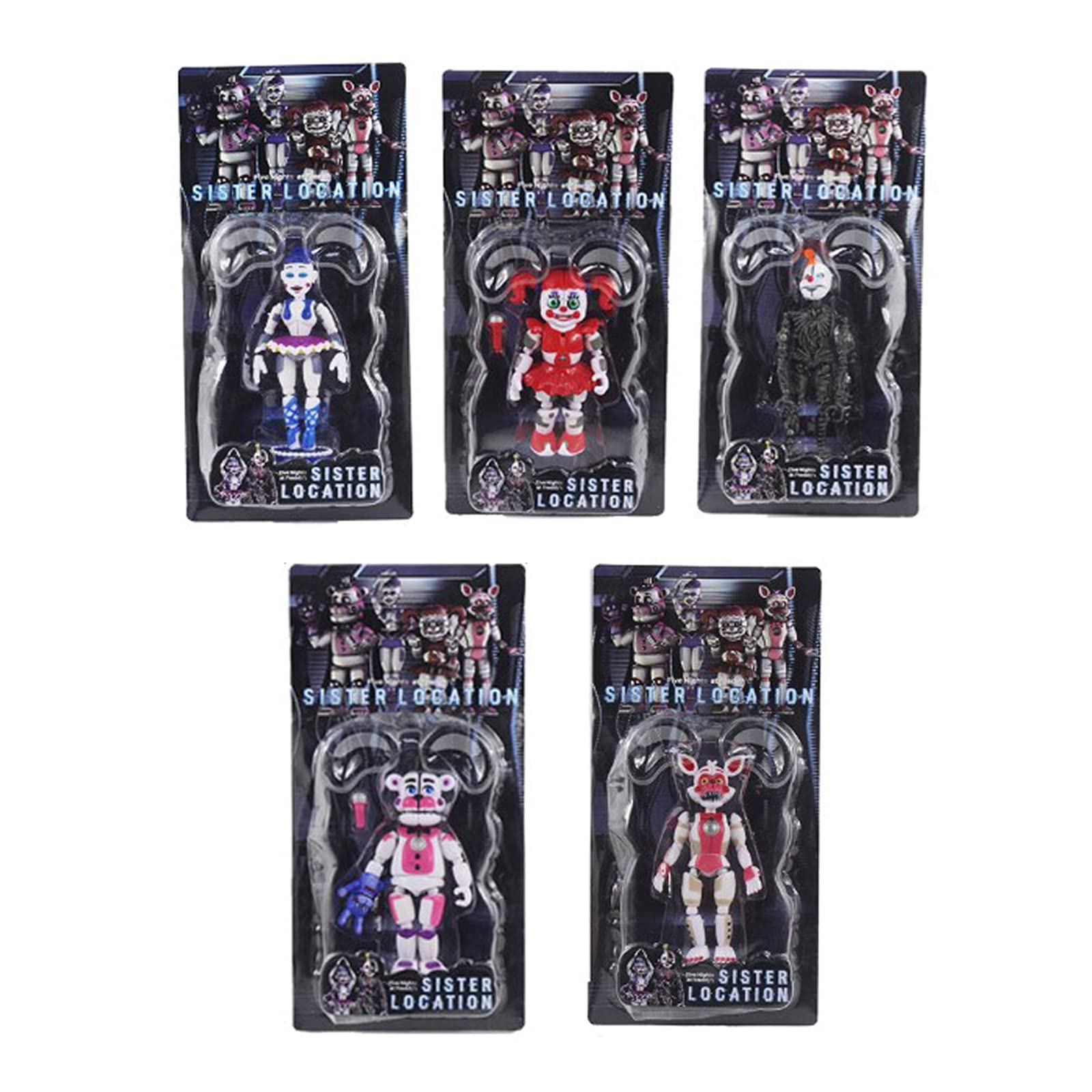 Buy Five Nights At Freddy's Game FNAF Figure Funtime Freddy Foxy Sister ...