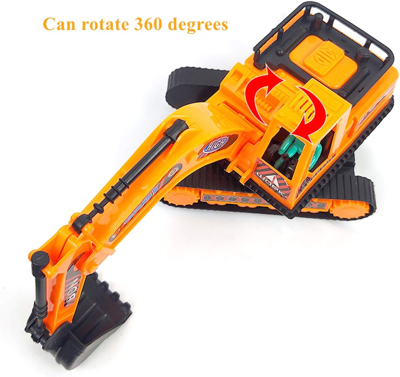 Children’s Boy Toy Excavator Excavator Toy Construction Car Toddler ...