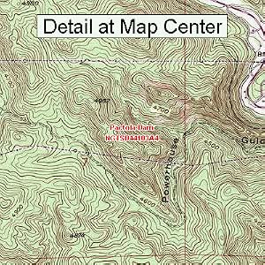 Amazon.com : USGS Topographic Quadrangle Map - Pactola Dam, South ...