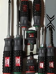 Amazon | KTC(ケーテーシー) 樹脂柄 ドライバーセット貫通タイプ 8本組 TPMD18 | 貫通ドライバー