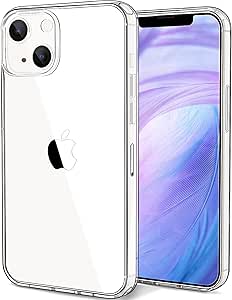 Amazon.com: JJGoo Compatible with iPhone 14 Max Case, Clear Soft Shockproof Protective Slim Thin ...