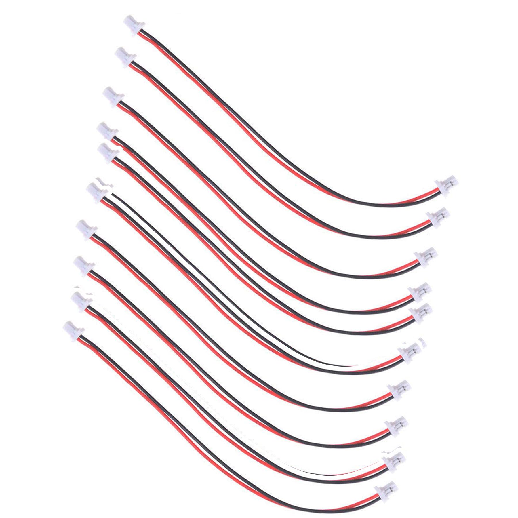 Mua 20 Pairs Mini Micro JST SH 1.0mm 2Pin Male to Male Connector, JST 1.0mm Pitch Male Female ...