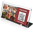 Amazon.com: NIUBEE Acrylic QR Code Holder: Adjustable Sign Holder for ...