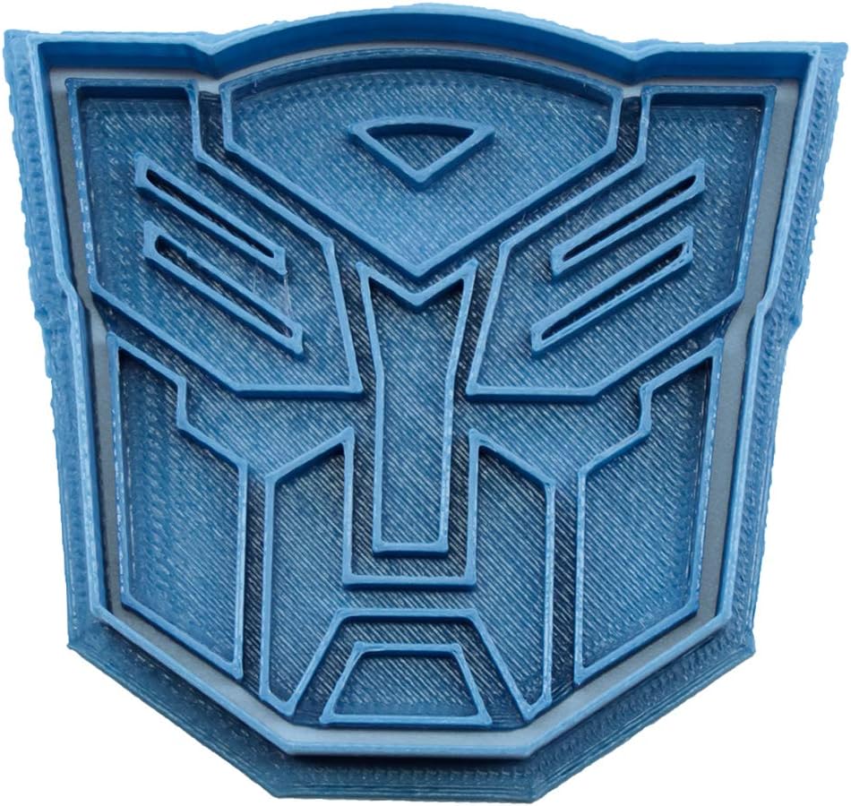 Amazon.com: Cuticuter Transformers Autobot Cookie Cutter, Blue, 8 x 7 x ...