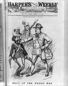 Amazon.com: 1903 Photo Held up the wrong man / W. A. Rogers. Cartoon showing Colombia, as bandit ...