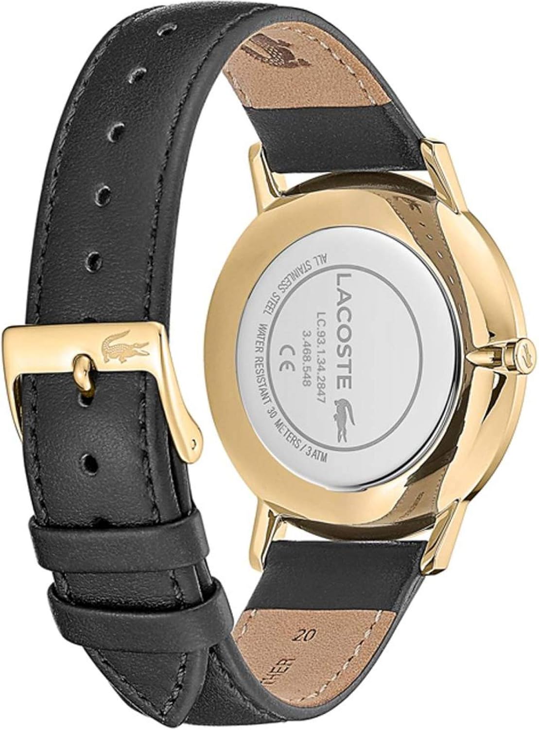 Lacoste Men’s Analogue Quartz Watch with Leather Strap 2011004 – BigaMart