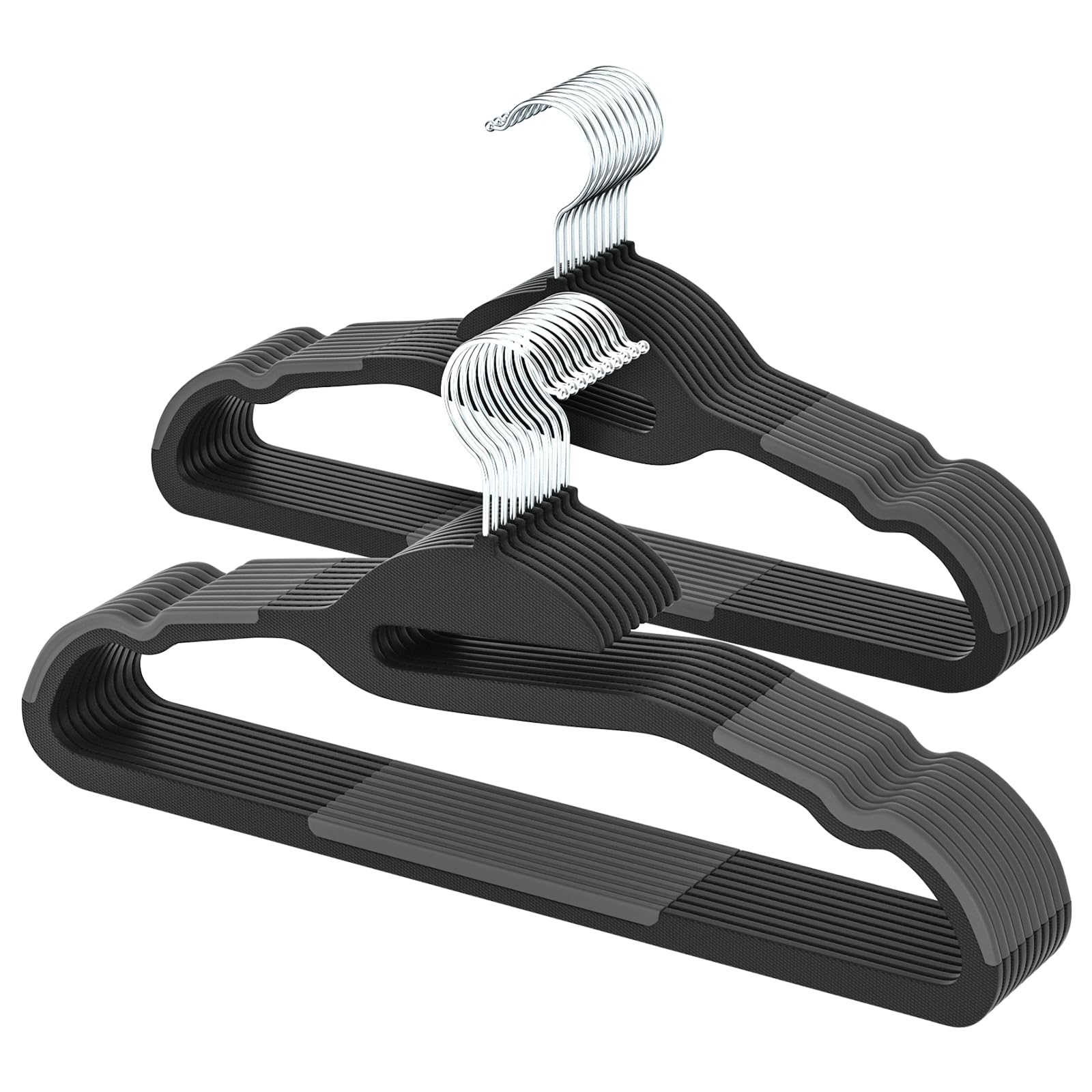 DAMAHOME 50 Pack Coat Hanger Clothes Hangers Non Slip,Slim Hangers ...