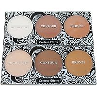 Amazon.com : Premium Contour Highlight Bronx Makeup Effect Palette Set ...