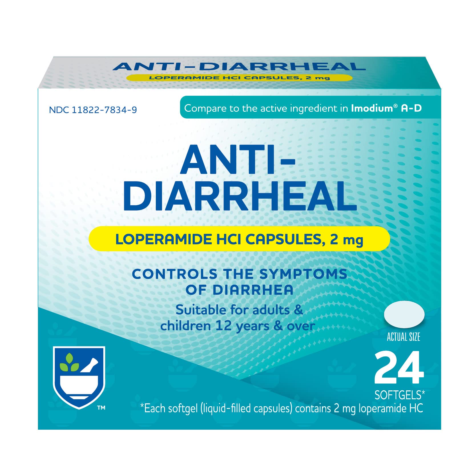 Mua Rite Aid Anti-Diarrheal - 24 Softgels, Loperamide Hydrochloride 2mg ...