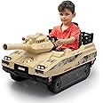 Amazon.com: TOBBI 24V Electric Ride on Tank Car with Remote Control for ...