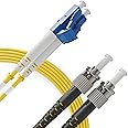 Amazon.com: LC to ST Fiber Patch Cable Single Mode Duplex - 3m (9.84ft) - 9/125um OS1 LSZH ...