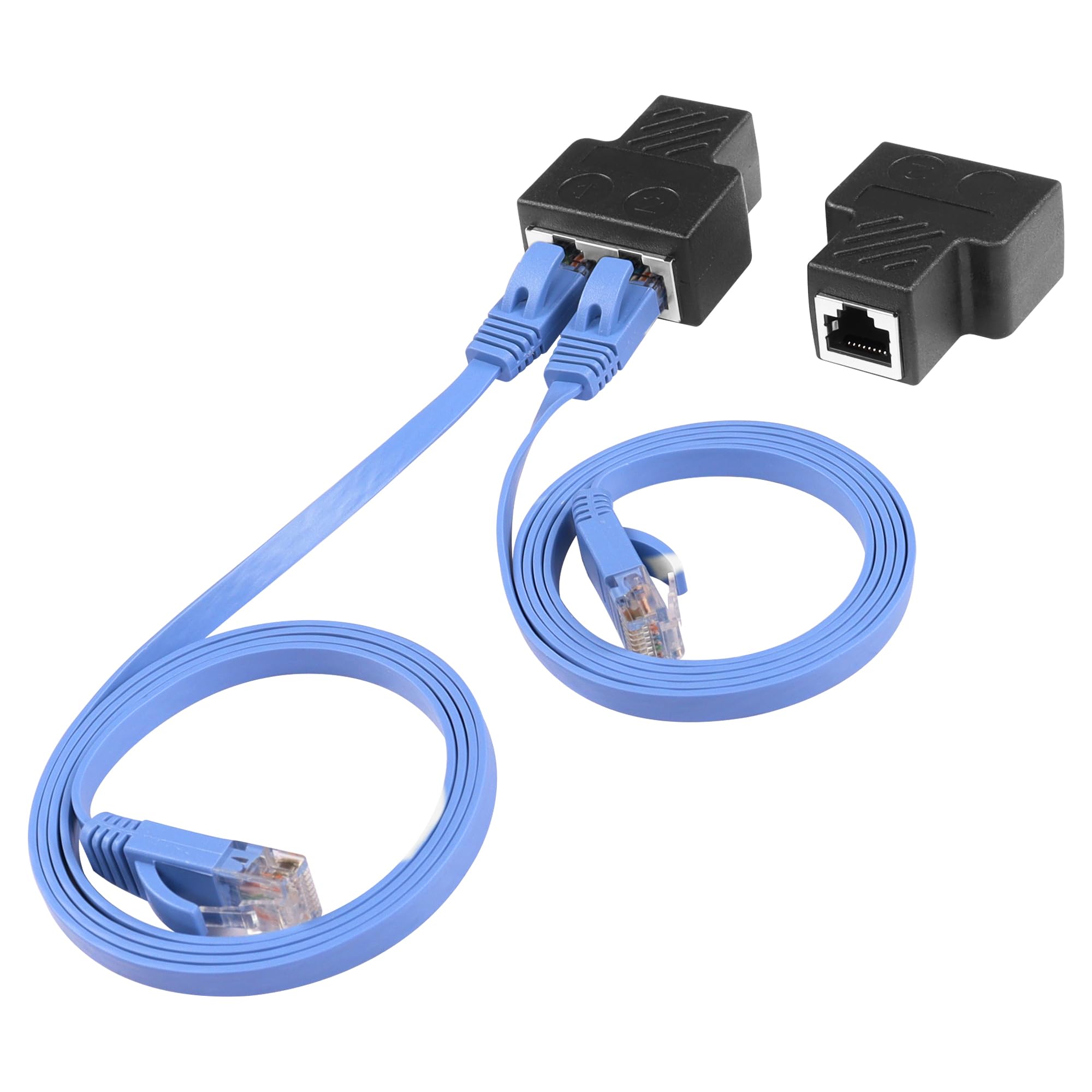 Mua SinLoon (1-Pair) RJ45 Splitter Adapter, Ethernet Cable Splitter ...