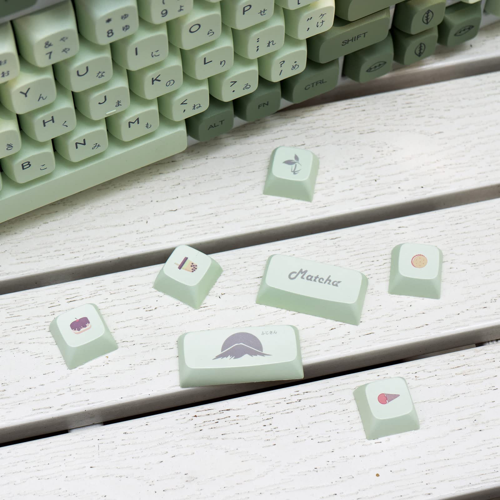 Mua mintcaps PBT Japanese Keycaps Matcha Green XDA Profile Cute Keycaps ...