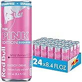 Amazon.com: Red Bull Pink Edition Energy Drink, Wild Berries, 12 fl. z ...