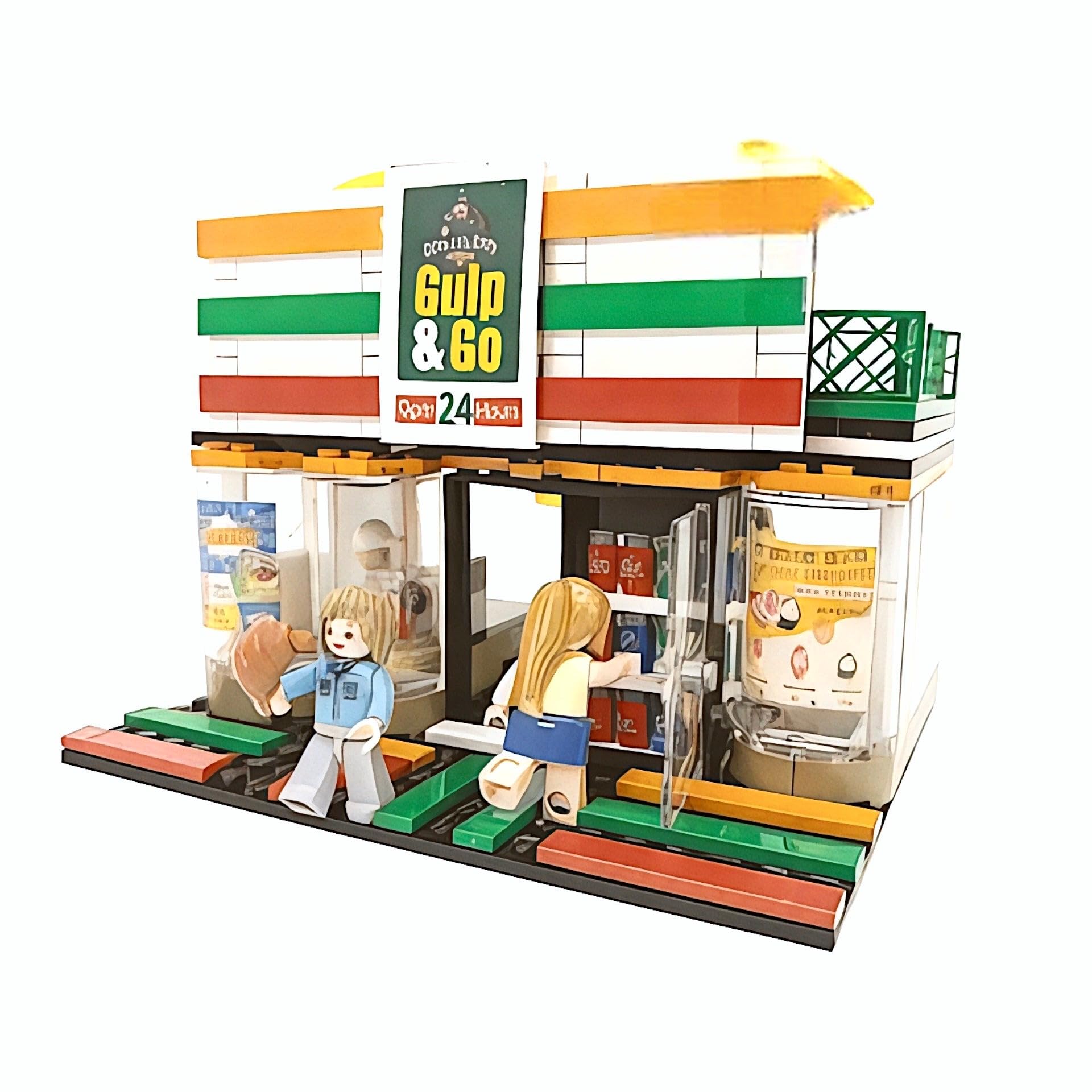 Mua General Jim's Build Your Urban Oasis Gulp & Go' Modular Convenience Store & Gas Station ...