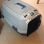 AmazonBasics 23-Inch (58.5 cm) Two-Door Top-Load Pet Kennel: Amazon.co ...