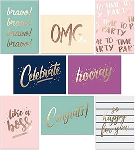 Amazon.com : Set of 48 Congratulations Cards – Perfect for Graduation ...