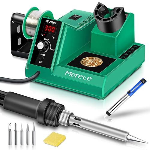 Merece Soldering Station, 65W Digital Soldering Iron Kit 176℉-896 ...