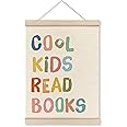 Amazon.com: HRQKO Cool Kids Reading Poster Hanger Frame, Cool Kids Read ...