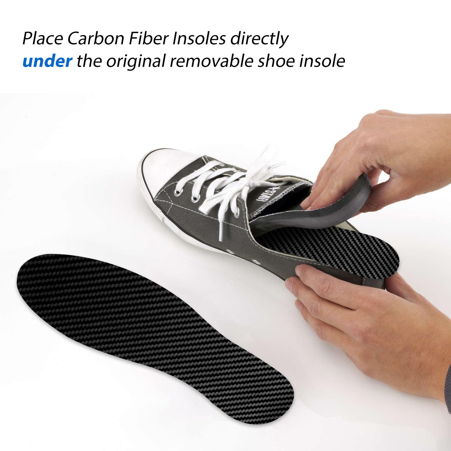 Mua Carbon Fiber Insole 1 Piece, Rigid Carbon Fiber Shoe Insert for ...