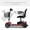 ENGWE Folding 4 Wheel Mobility Scooter,15 Mile Long Range, 250W ...