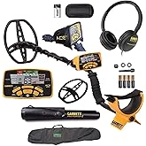 Amazon.com: Garrett ACE 400 Metal Detector Bundle – Made in The USA - Digital Target ID, Iron ...