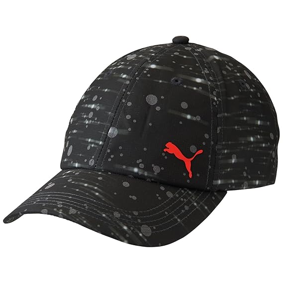 Puma Men's Cap (5293001_Black AOP_one Size)(4056204301555) : Amazon.in ...