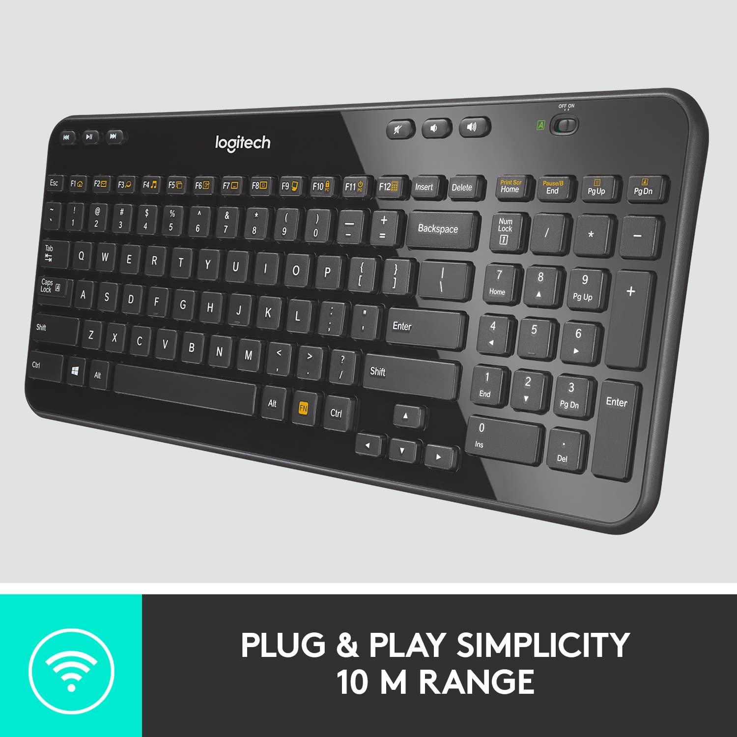Mua Logitech K360 Wireless USB Desktop Keyboard — Compact Full Keyboard ...