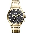 Amazon.com: Fossil Fenmore Midsize Multifunction Gold-Tone Stainless ...