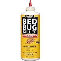 Amazon.com : HARRIS HDE-8 Bed Bug Powder Diatomaceous Earth, 8oz ...