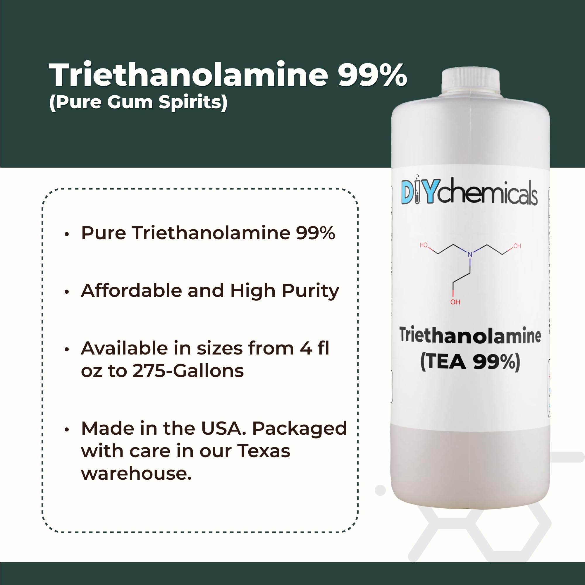 Mua DIYChemicals | Triethanolamine 99% | 8 fl oz trên Amazon Mỹ chính ...