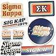 Amazon.com: Sigma Kappa Sticker Decal Laptop Water Bottle Car (Cute Sheet)