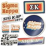 Amazon.com: Sigma Kappa Sticker Decal Laptop Water Bottle Car (Cute Sheet)