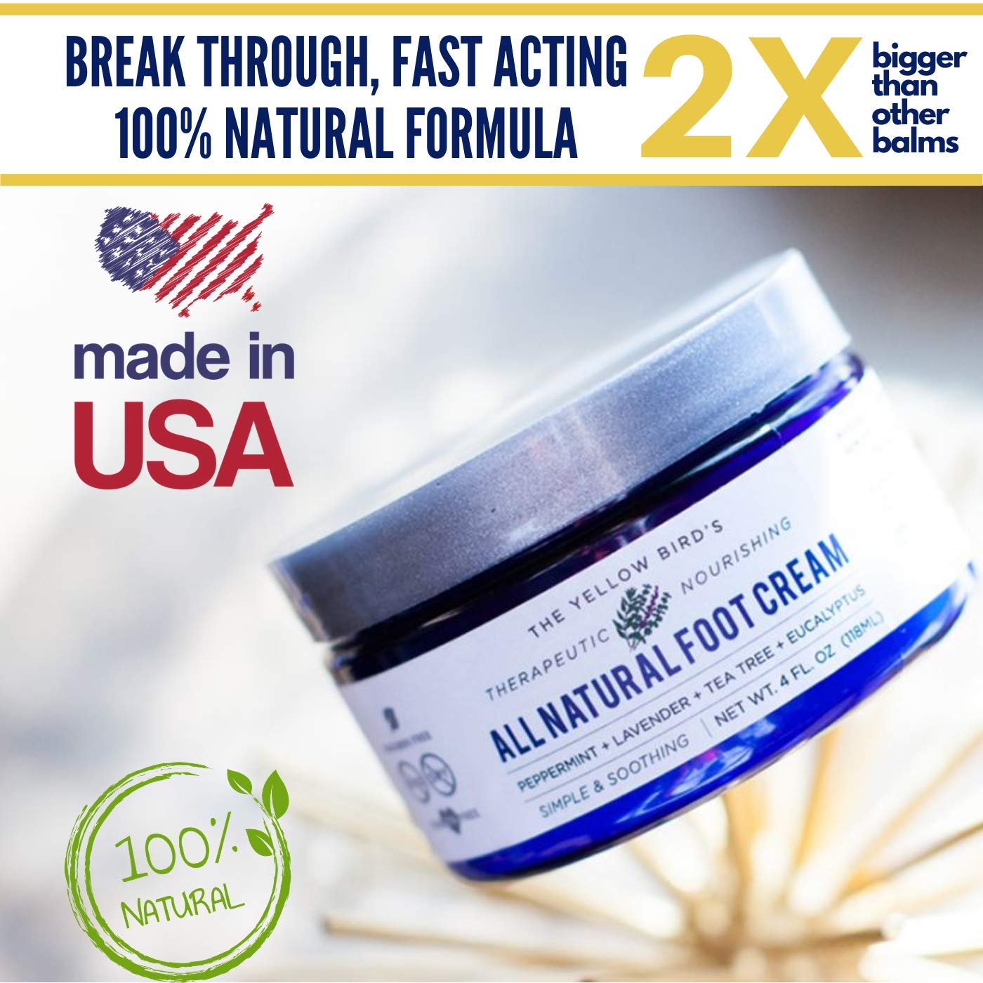 Mua All Natural Antifungal Foot Cream. Moisturizing Organic Relief for ...