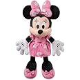 Amazon.com: DISNEY STORE Official Minnie Mouse Plush - Pink Dress ...