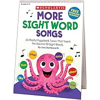 Amazon.com: Sight Word Songs Flip Chart & CD: 25 Playful Piggyback ...