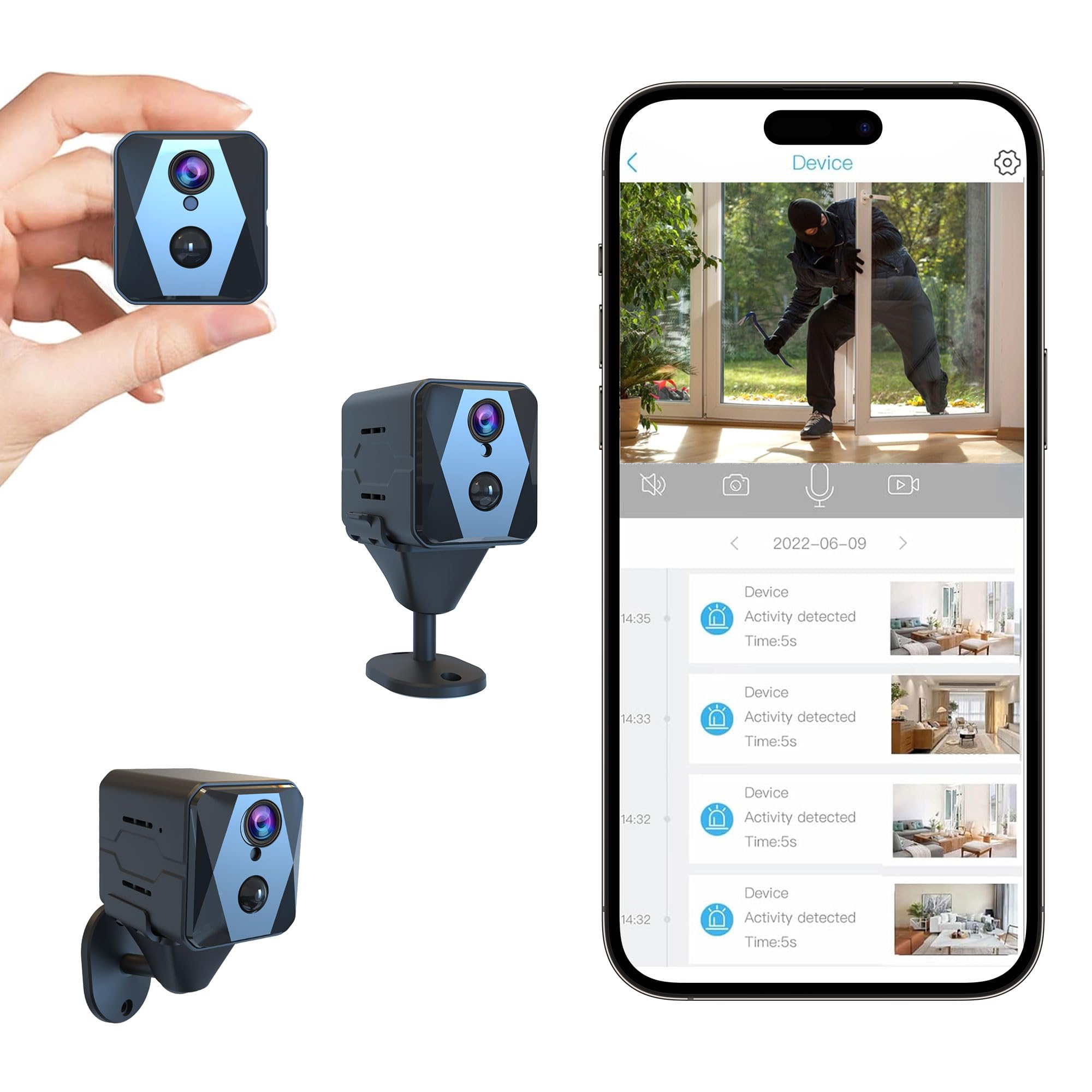 Mua Hidden Camera, 2K FHD WiFi Spy Camera, Mini Camera, Cloud & SD ...