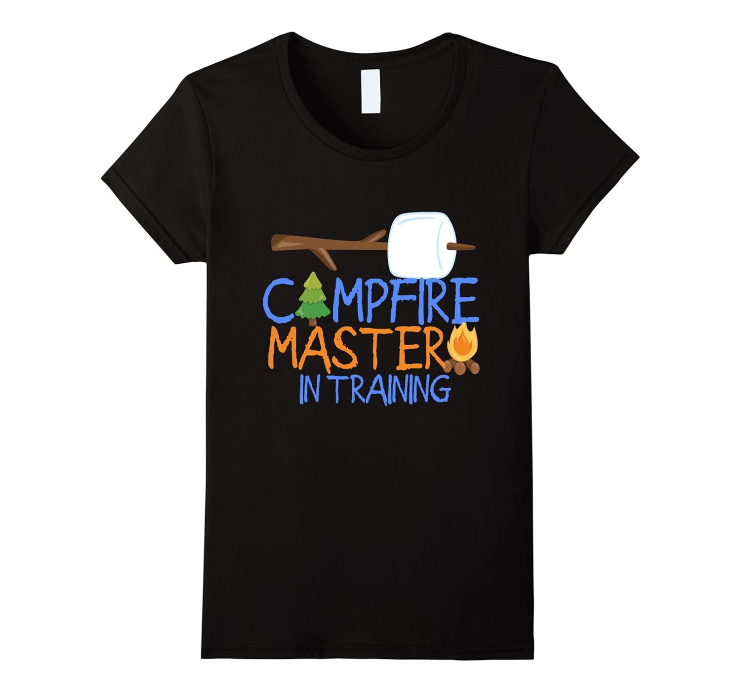 Campfire Master In Training Son Kids Camping Shirt Camp