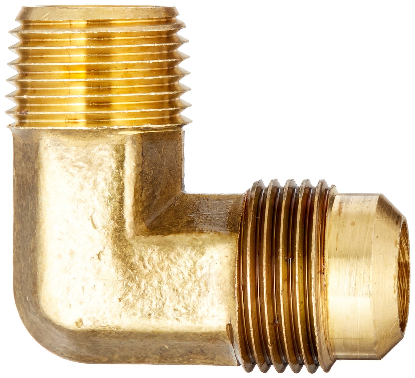 90 Degree Elbow Eaton Aeroquip 2003-8-10B Brass Flared Tube Fitting 7/8 ...
