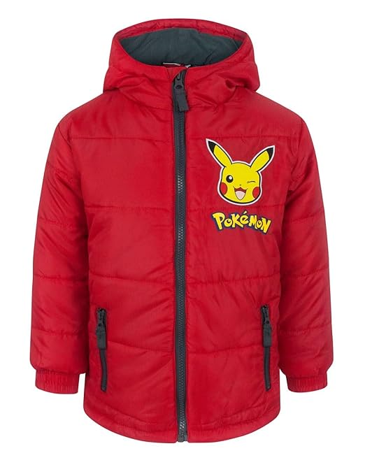 Pokemon Pikachu Boy's Coat (4 Years): Amazon.co.uk: Clothing