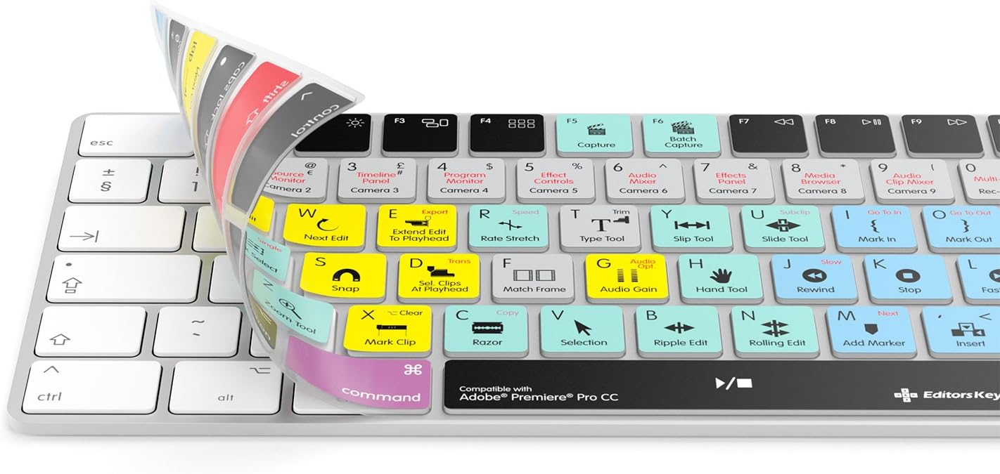 Adobe Premiere Pro Keyboard Cover for Apple Magic Keyboard | Fits ...