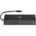 Amazon.com: HP Travel USB-C Multi Port Hub (1C1Y5AA, Black) : Electronics