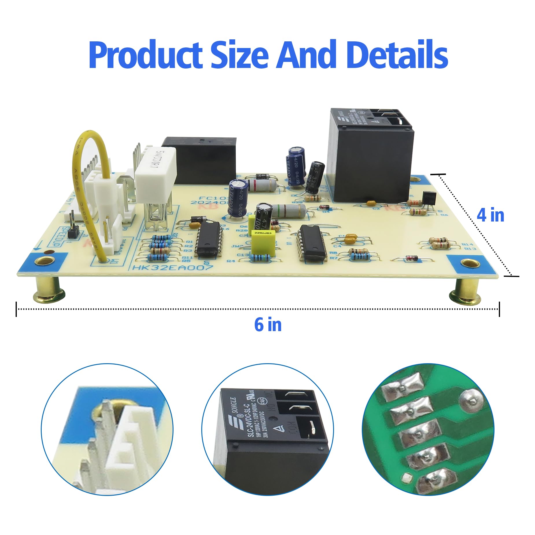 Upgraded HK32EA007 HK32EA001 Defrost Timer Control Board,For Carrier ...