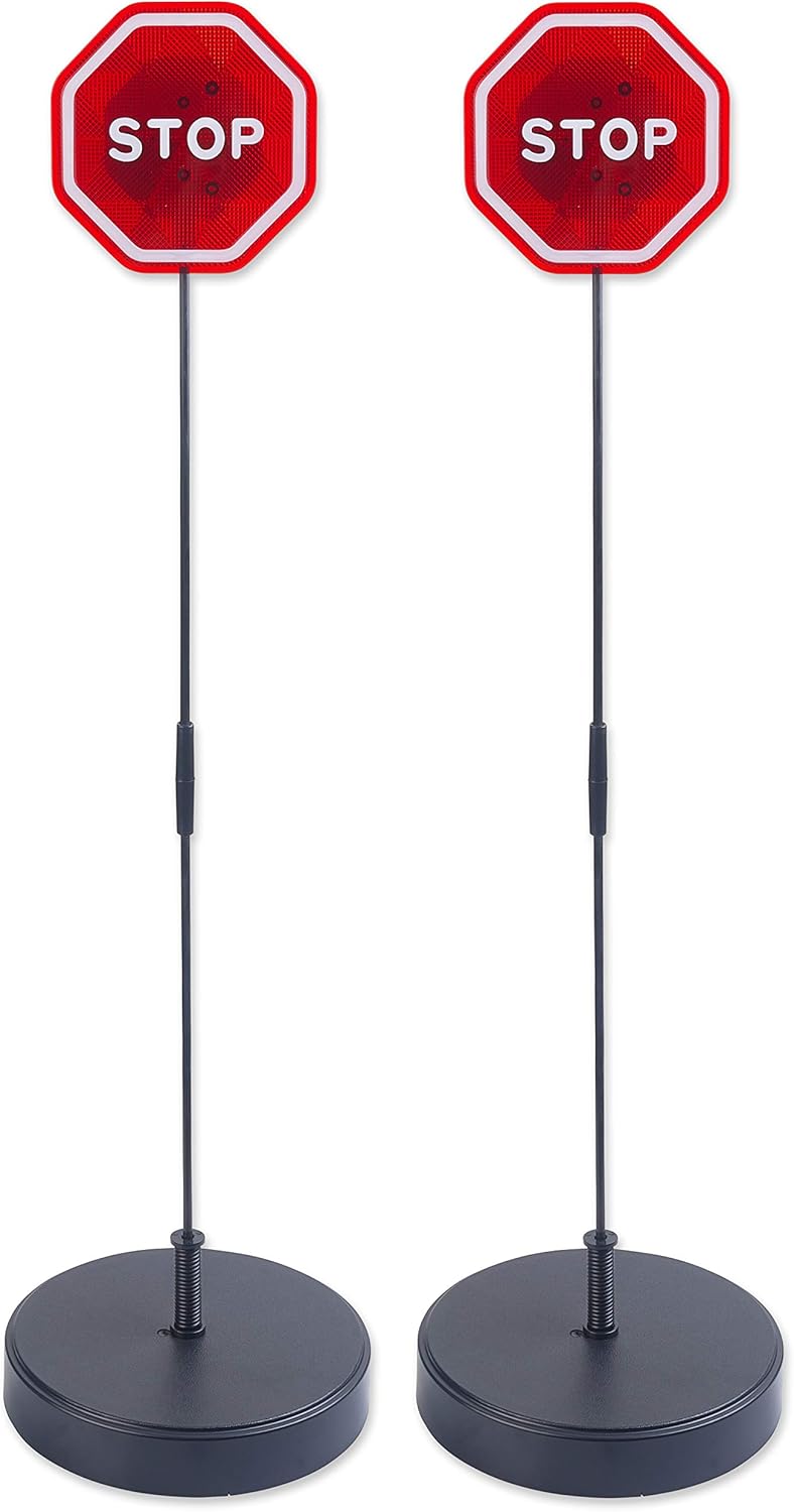 Amazon.com: Andalus Brands Flashing LED Stop Sign Garage Parking ...